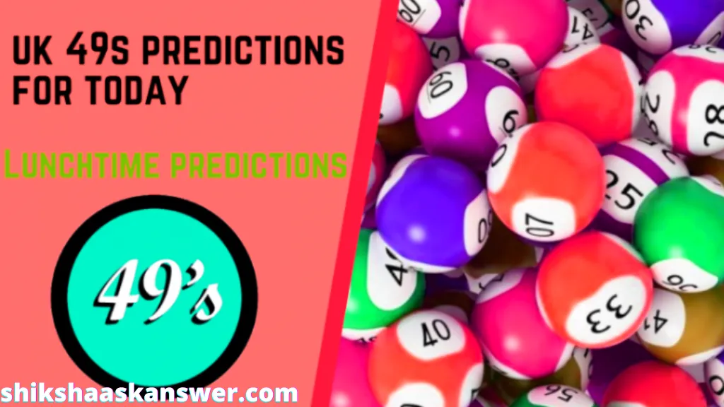 UK49s Lunchtime Predictions For Today 2 April 2024 UK49s Lunchtime Predictions For Today 2 April 2024